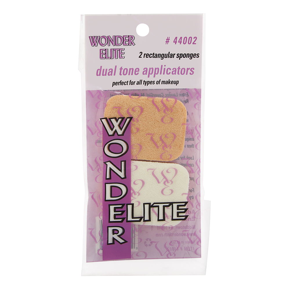 Wonder Elite Dual Tone Rectangular Sponges 2 Count – beautyencounter